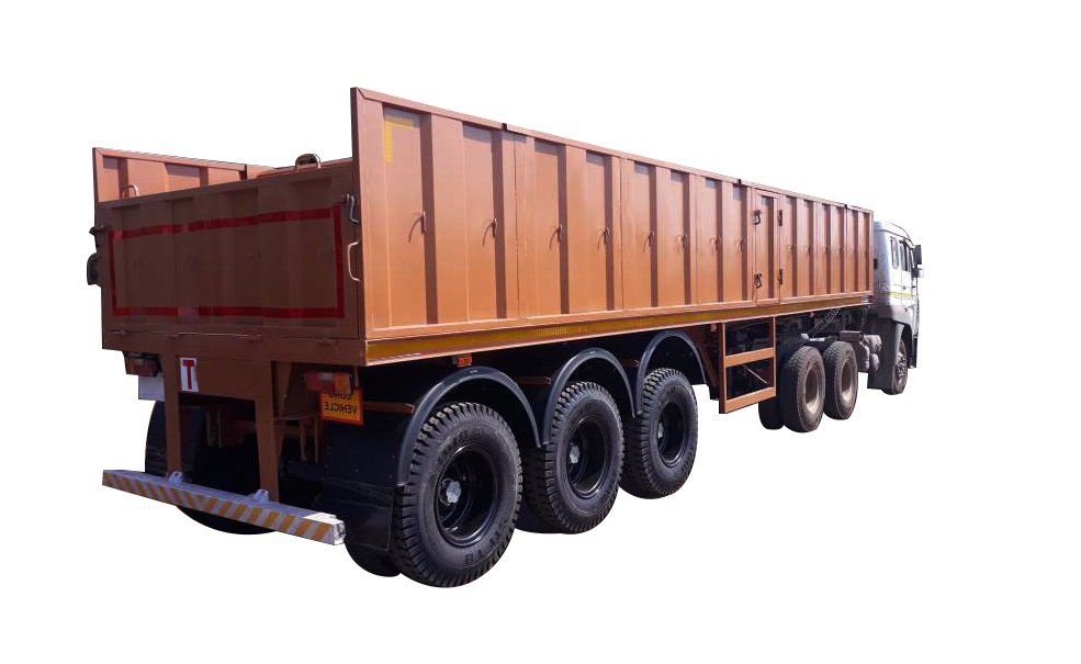 Tridem Axle 34 ft x 7 ft Side Body Trailer